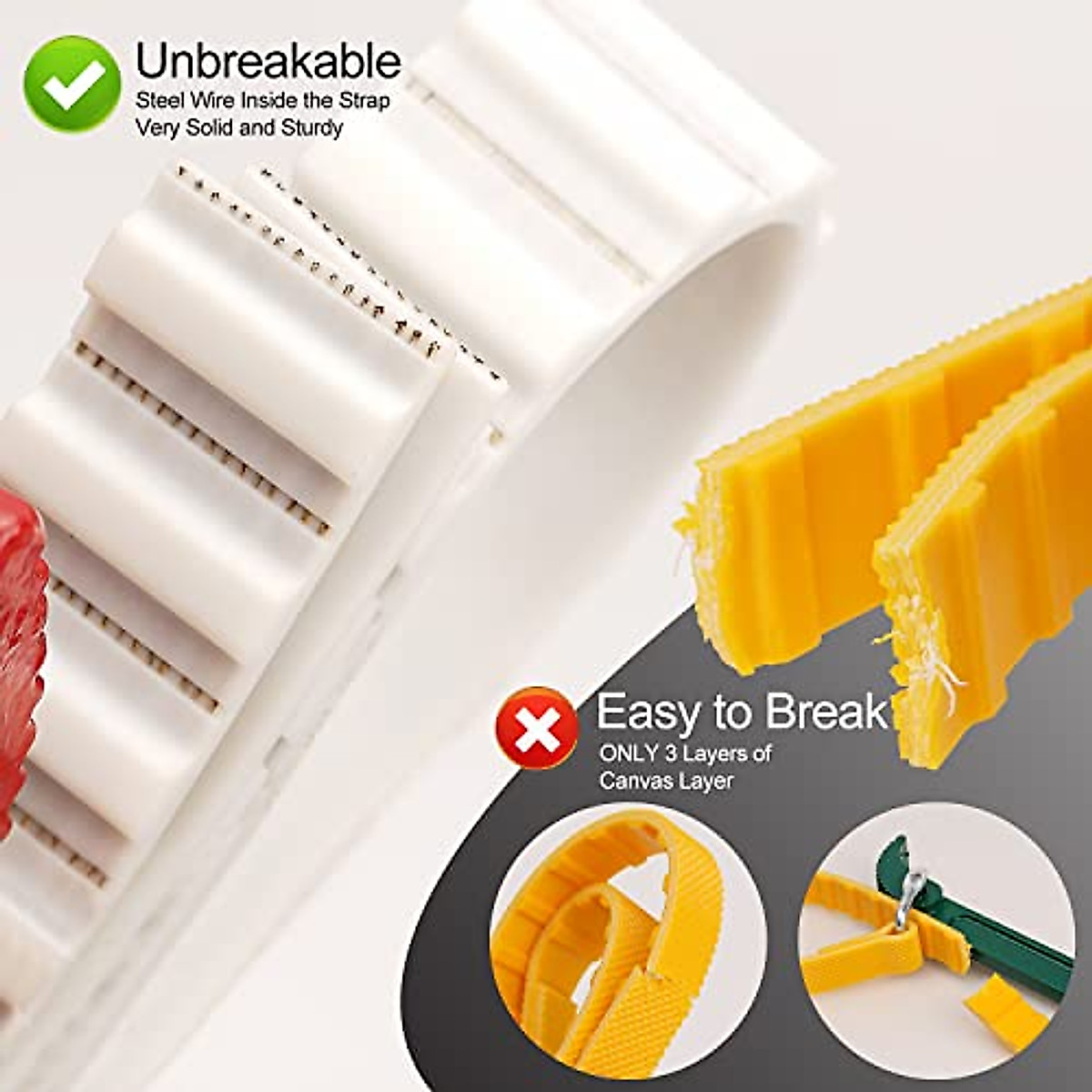 Anmxkoo Strap Wrench, Anti-sliding and Durable, 18.8 Inches Length Rubber Strap Wrenches for Replacing Water Filter Oil Filter Swimming Pool Joints PVC Pipe Joints