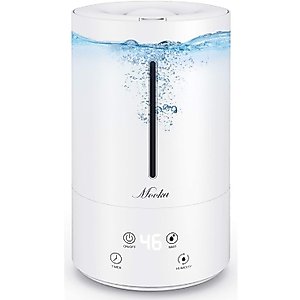 Mooka Humidifier, 4.5L(1.2Gal) Cool Mist Humidifier, Top Fill Cool Mist Humidifier for Bedroom, Large Room, Quiet Operation, 13-40 Hours, Auto Shut-Off Product Name