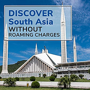 GMYLE Bangladesh and Pakistan Prepaid SIM Card, 5GB 14 Days South Asia 2 Countries 4G LTE 3G Travel Data, Top up Anytime and Anywhere