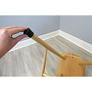 Shepherd Hardware 8759E Rubber Leg Tips, 5/8 Inch (Pack of 24),Black