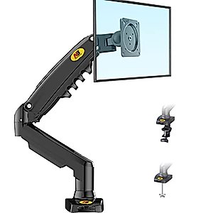 NB North Bayou Monitor Desk Mount Stand Full Motion Swivel Monitor Arm with Gas Spring for 17-30''Computer Monitors(Within 4.4lbs to 19.8lbs) F80