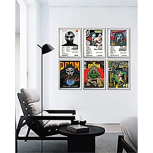 INGVY Mf Doom Operation Doomsday Poster Canvas Art Wall Picture Print Modern Family Decor 8x12inch(20x25cm)