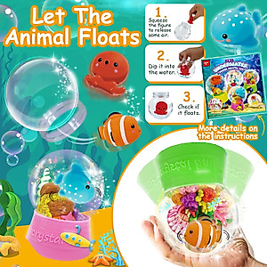 GraceDuck Kids Crafts DIY Snow Globe Kit - Arts and Crafts for Kids Ages 4-8 - Crafts for Kids Ages 8-12 Activities for Girls & Boys Ages 6 7 8 9 10 11 12 - STEM Toys Christmas Birthday Gifts