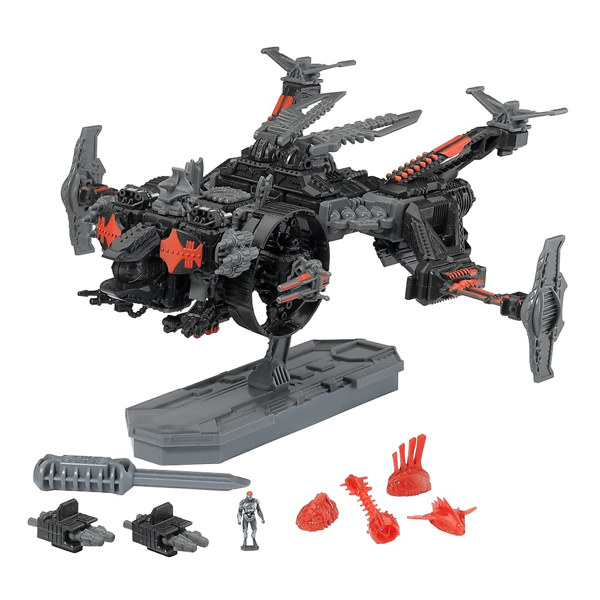 Snap Ships — KOMPLEX Hammerjaw K.L.A.W. Gunship — Building Toy Sets — 3 Builds — Ages 8+