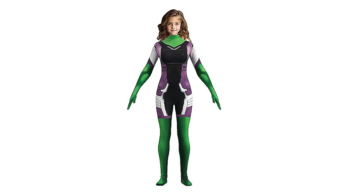 Maturead Kids She Costume Hulk Jumpsuit 2023 Halloween Cosplay Bodysuit ...