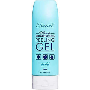 Ebanel Exfoliating Face Scrub Peeling Gel with Aloe, Honey, Peptides, 4.12 oz (122 ml)
