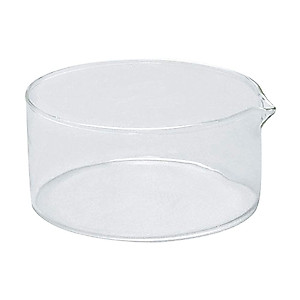 JRLGD 6Pcs Crystallizing Dish - 100mm OD, Borosilicate Glass Evaporation Dish with Spout