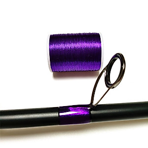 (8pcs*240yd) Kalavarma 240 Yards 220M Metallic Wrapping Thread for Fishing Rod Guide 8 Color