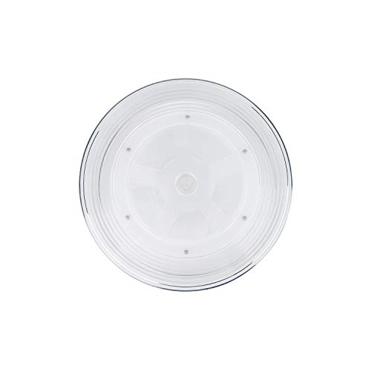 Bamlab 12" Lazy Susan Turntable Organizer, Deep Clear Lazy Susan Storage for Pantry, Cabinet, Kitchen, Spice