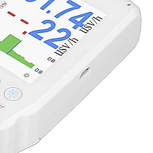 Nuclear Radiation Detector, Clear viewing High Accuracy Radiation Dose Counter Handheld for Pollution Monitoring