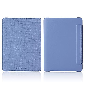 Leather Cover for 6inches Meebook eReader M6, Auto Wake up/Sleep Function