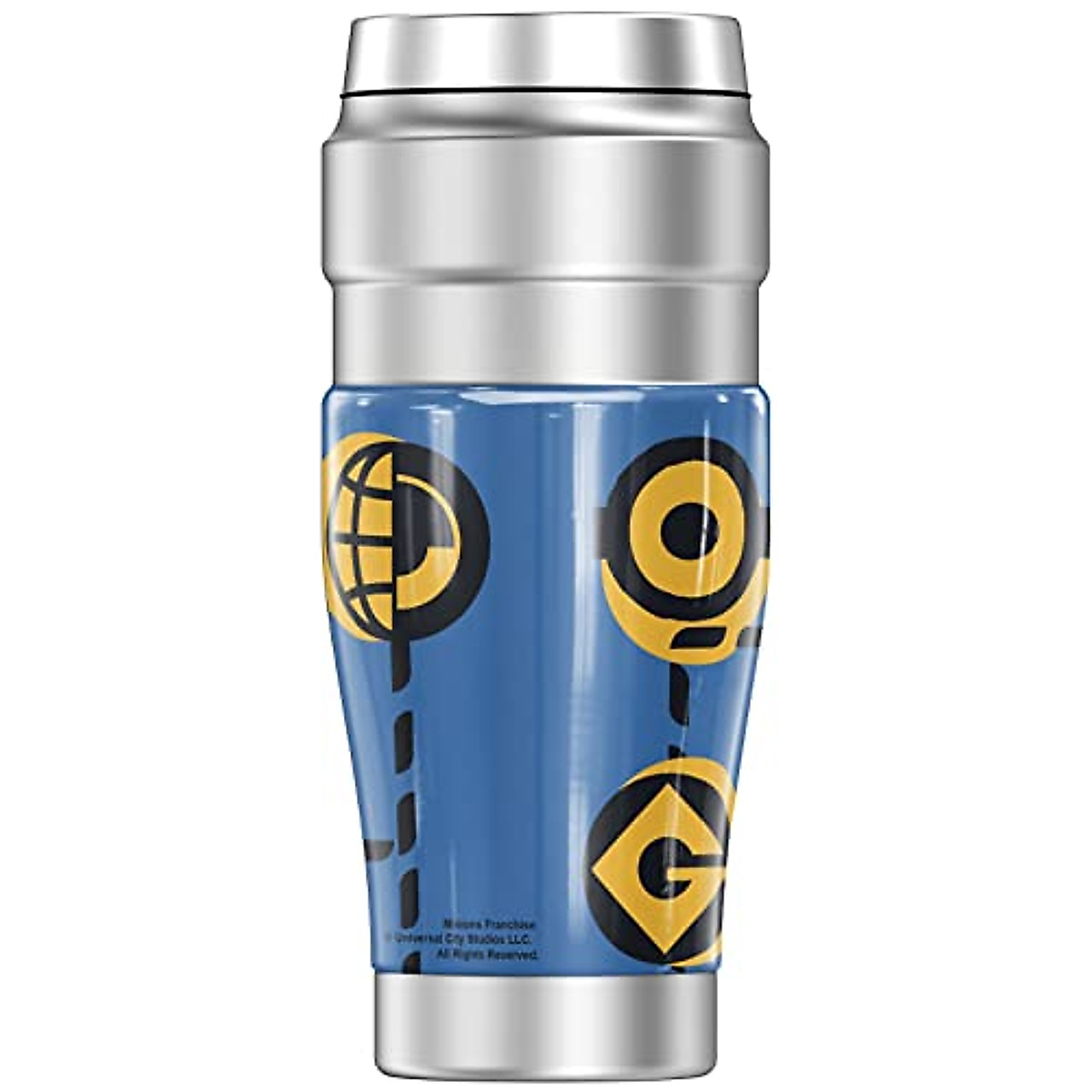 THERMOS Minions OFFICIAL Kevin Blue STAINLESS KING Stainless Steel Travel Tumbler, Vacuum insulated & Double Wall, 16oz