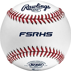 Rawlings | FLAT SEAM High School Baseballs | Game/Practice Use | NOCSAE Stamp | 12 Count