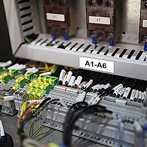 Compatible with Brother Label Maker Tape MK-131 MK-231 Ptouch M Label Tape 12mm 0.47'' for PT-M95 PT-80 PT70BM PT-65, 12mm x 8m, 9 Pack