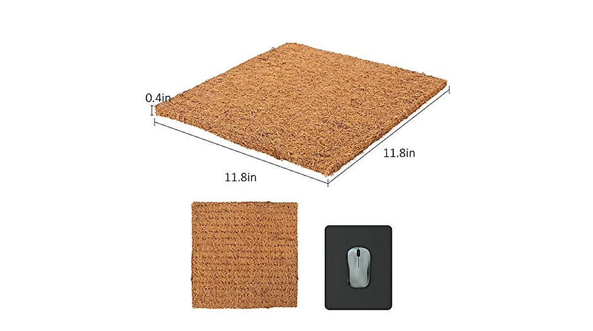 Aulock 10 Pack Coco Coir Nesting Pads for Chickens | Natural & Reusable