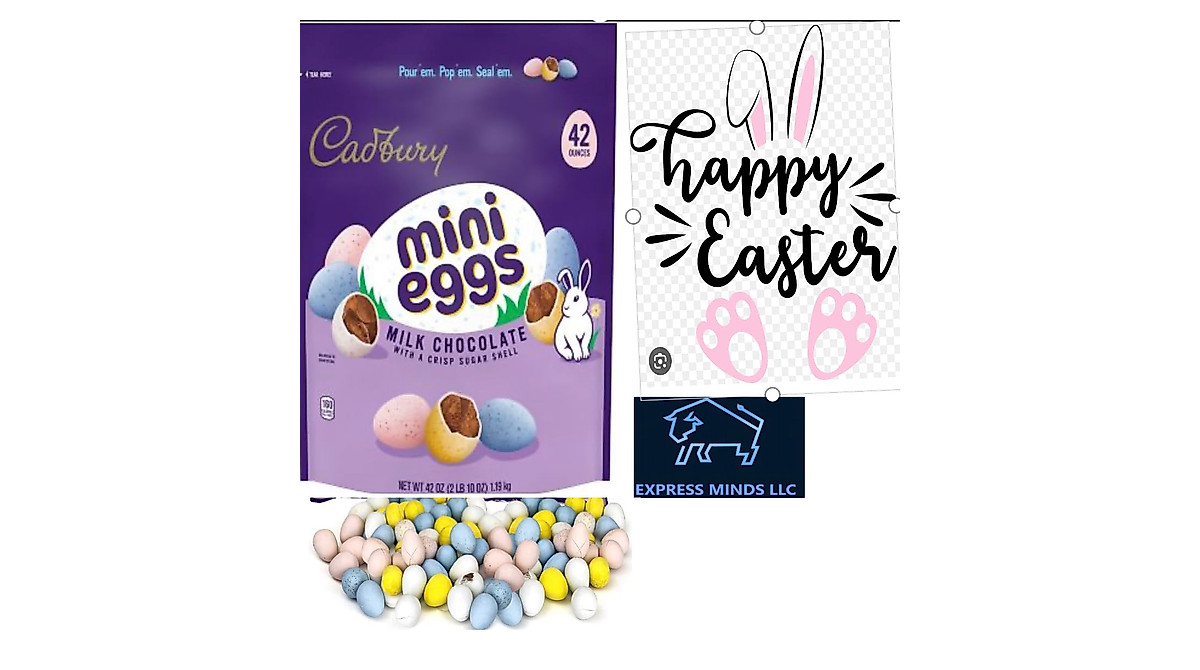 Cadbury Mini Eggs Easter Candy 42 oz - Perfect for the Easter Basket