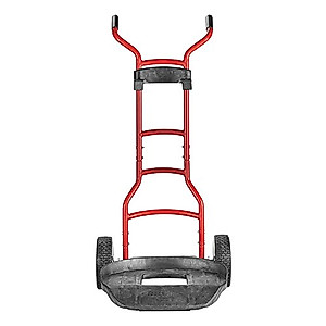 Rubbermaid Commercial Products Brute Construction and Landscape Dolly, 250-Pound Capacity, Red, Heavy Duty Dolly with Wheels