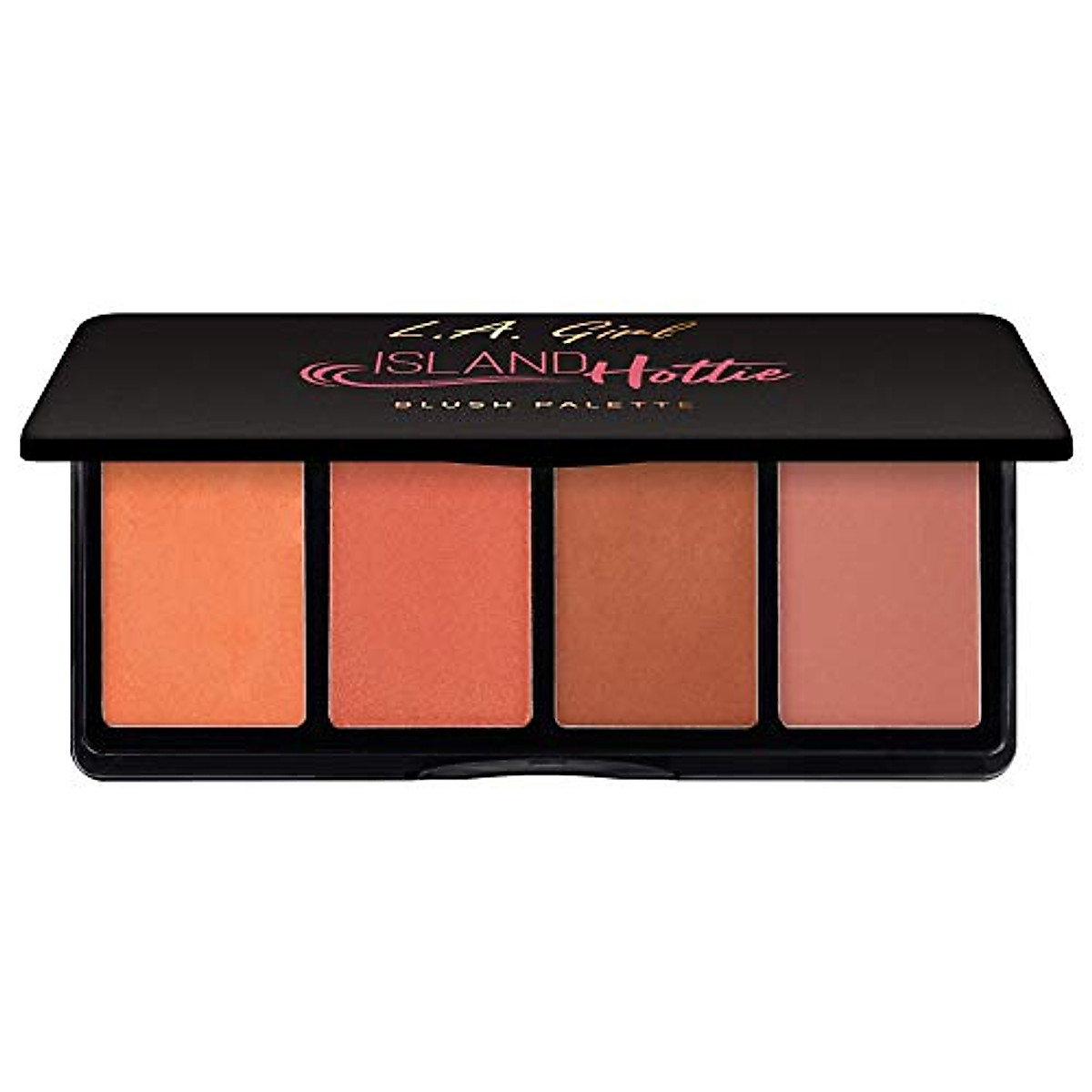 L.A. Girl Fanatic Blush Palette, Island Hottie Corals, 1 oz