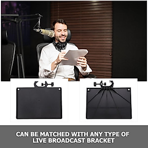 2pcs Universal Sound Storage Tray Live Broadcast Microphone Mic Rack Stand