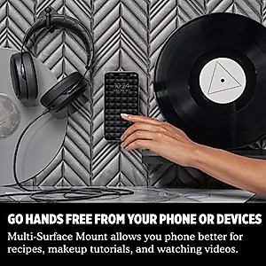 PopSockets: PopGrip Basic Black - Expanding Stand and Grip + PopMount 2 Multisurface Mount for PopSockets Grips - Black Multipack Bundle