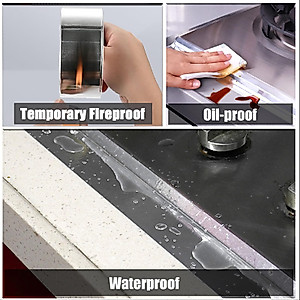 Premium Aluminum Foil Tape, Silver Duct Tape Heavy Duty, Metal, Heat Resistant, Waterproof, High Temperature Sealing Adhesive Tape for Ductwork Dryer Vent HVAC Insulation (2in x 65ft x 3.9mil, 1 Roll)