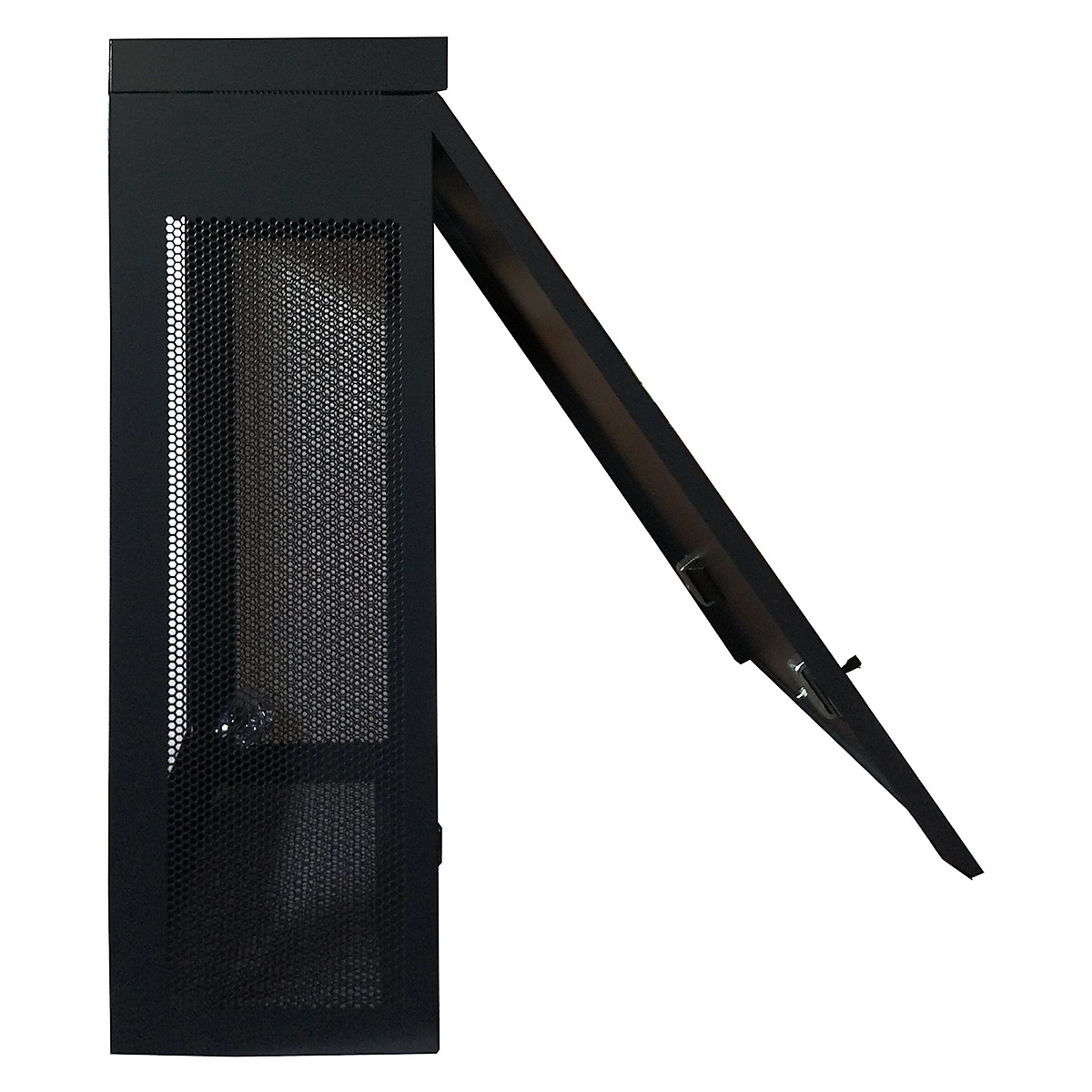 6U Wall Mount Rack Network Cabinet Enclosure - Vertical Server Equipment, Durable Mini Design, Efficient Cooling, Secure Lock, Easy Installation, Steel Construction