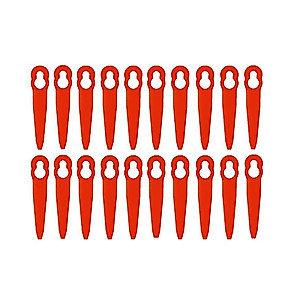 DAGIJIRD 20pcs Plastic Blades Replacement Parts for STIHL FSA 45 Cordless Strimmer Grass Trimmer Head Blades Grass Cutter Blades
