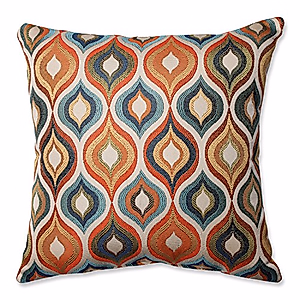 Pillow Perfect Flicker Jewel Throw Pillow, 18-Inch,Multicolor