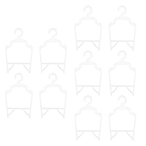 ULTECHNOVO Pet Clothes Hangers Small Dog Clothes Hangers PP Storage Hangers Pet Supplies 10pcs