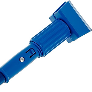 Carlisle FoodService Products 36947500 Fiberglass Jaw Style Mop Handle, 1" Diameter x 60" Length, Blue