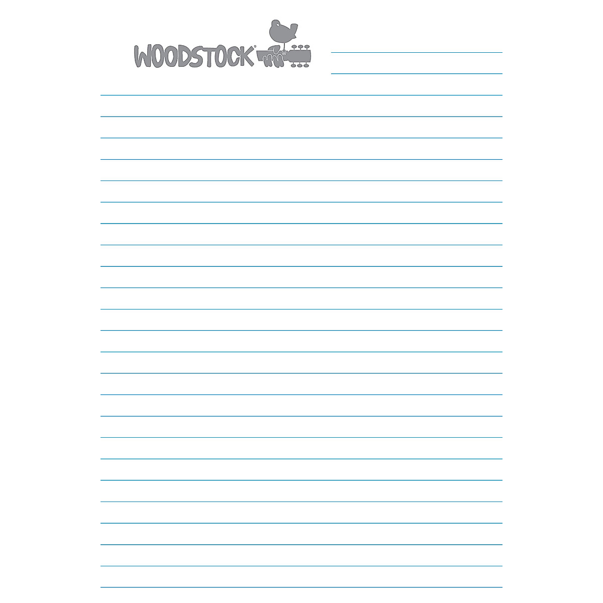 Woodstock Lined Journal Tie-Dye Logo (Quiet Fox Designs) Lined Journaling Pages with Inspiring Quotations, Memorable Photographs, and Iconic Illustrations; Celebrate Woodstock's 50th Anniversary