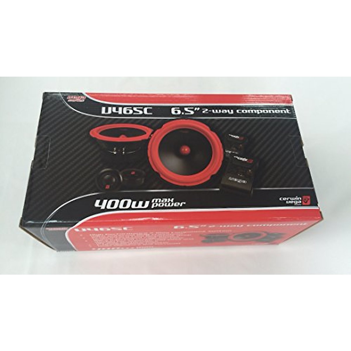 Cerwin-Vega V465C 6.5" 400W Max/100W RMS Power Handling 2-Way Component Speaker Set