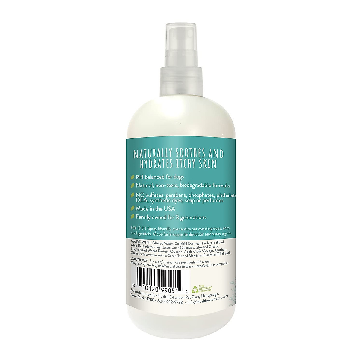 Ari Probiotic Deodorizer Spray for Dogs (8 oz) – Green Tea & Mandarin Scent – pH-Balanced, Long-Lasting Freshness, Sulfate-Free, Gentle for All Breeds