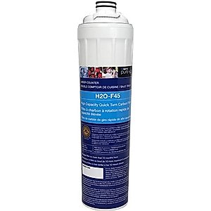 Watts Pure H2O-F45 1 Stage Capacity/High Flow Carbon Block Replacement Filter Cartridge