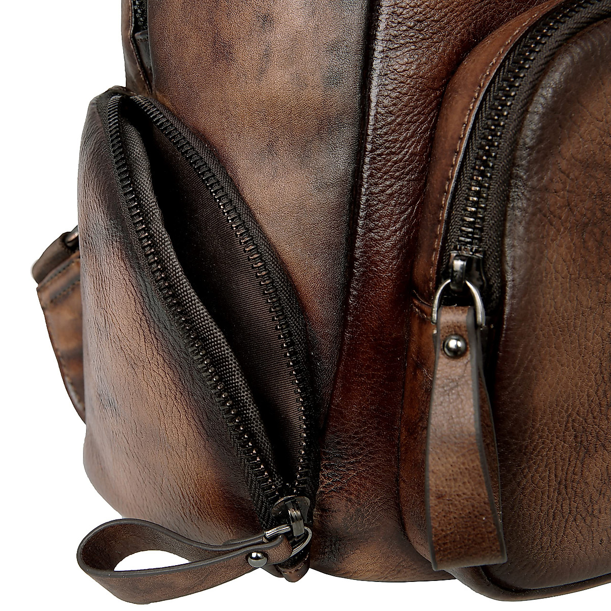 Iswee Leather Backpack for Women Travel Backpack Purse Anti Theft Fashion Womens Purses and Handbags (Coffee)