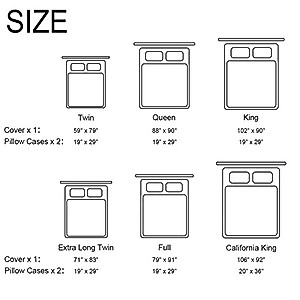 VAPOKF Duvet Covers Set Extra Longe Soft and Breathable Microfiber Comforter Bedding Set 1 Duvet Cover 2 Pillowcase with Zipper Closure for Kids Women Men, Yorkshire Terriers