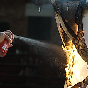 LifeSafe Technologies StaySafe All-in-1 Portable Fire Extinguisher - Compact & Easy to Use, for Home, Kitchen, Car, Garage, Boat, Non-Toxic & Eco-Friendly, Tackles 10 Types of Fire, Pack of 3