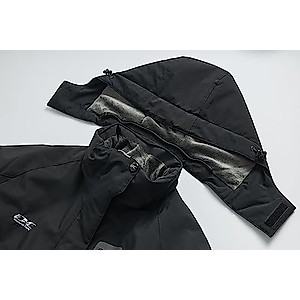 Diamond Candy Women's Waterproof Ski Jackets Warm Winter Snow Jacket Mountain Windbreaker Hooded Raincoat