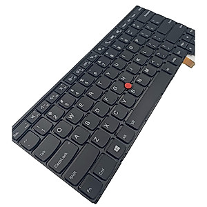 LXDDP Laptop Replacement US Layout Backlit Keyboard for Lenovo ThinkPad T460s T470s (Not Fit T460 T460p T470 T470p) 00PA452 00PA482 SN20H42364, Black