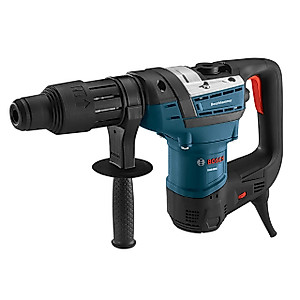 BOSCH 1-9/16-Inch SDS-Max Combination Rotary Hammer RH540M, Blue and BOSCH HS1911 1 In. x 12 In. Flat Chisel SDS-Max Hammer Steel