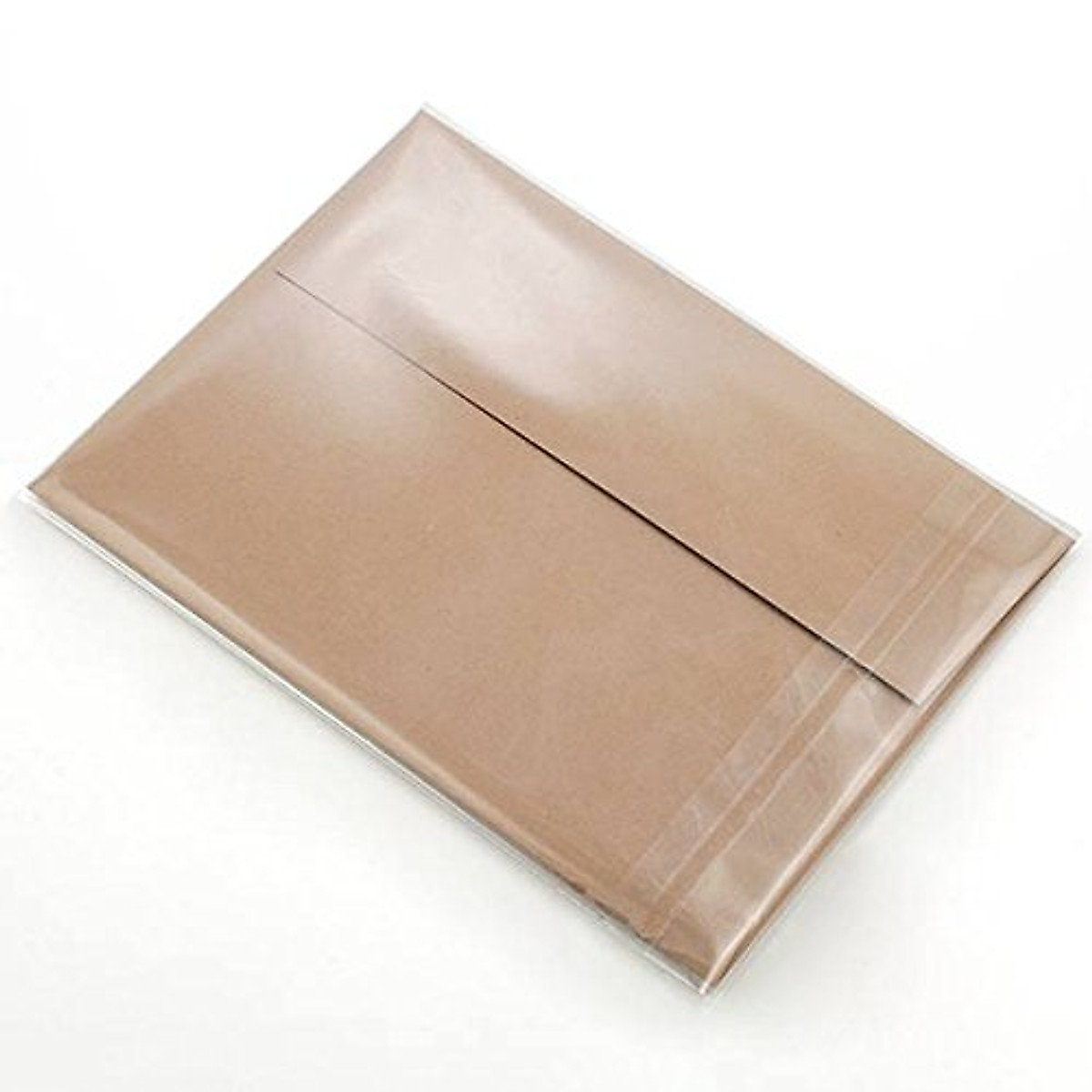 5 7/16" x 7 1/4" BOPP Flap Seal Bag 1.6 mil
