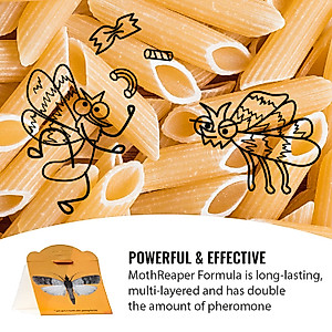 Pantry Moth Trap 10-Pack - Pantry Moth Glue Traps for House Pantry, Pantry MothTraps for Food and Cupboard Moths, Pantry Moth Traps with Pheromones Indian Meal Moth Pest Traps for Kitchen