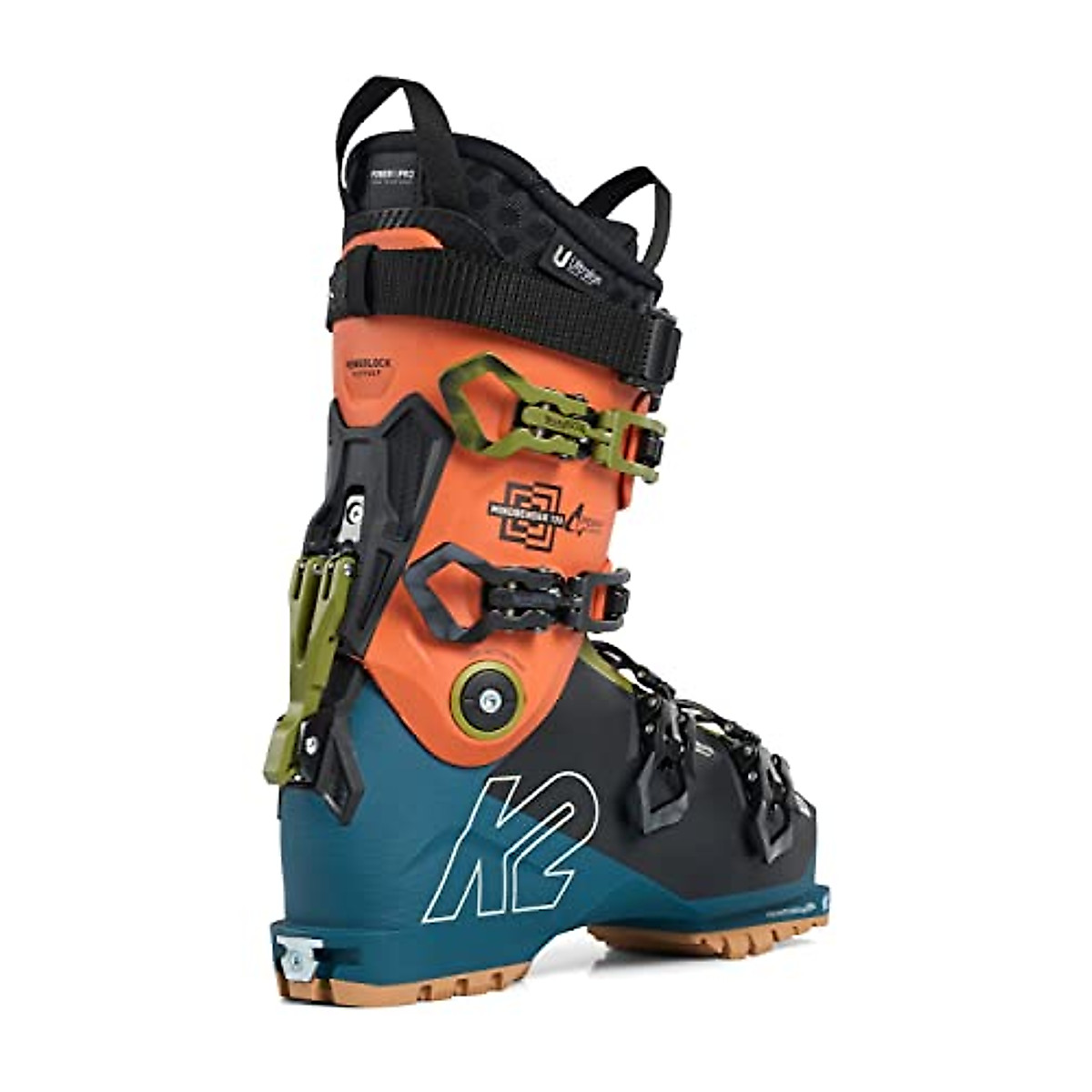 K2 Mindbender 130 LV Mens Ski Boots Black/Blue/Orange 10.5 (28.5)