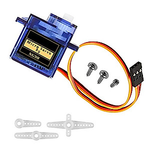 ALMOCN 8PCS SG90 9G Micro Servo Motor Kit Mini for RC Robot Arm Helicopter Airplane Car Boat Controls Project