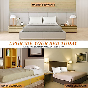 SEMZSOM Bed Pillows for Sleeping King Size, Set of 2- Cooling, Luxury Hotel Quality with Premium Soft Down Alternative Filling for Back, Stomach or Side Sleepers