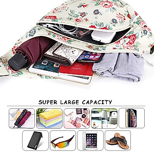 GLOSSYLED Perselief Unisex Waterproof Sling Bag Multifunction Crossbody Bag for Girls