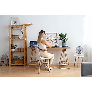 Good Housekeeping All-Metal 12" Retro Table Fan, Breezewave