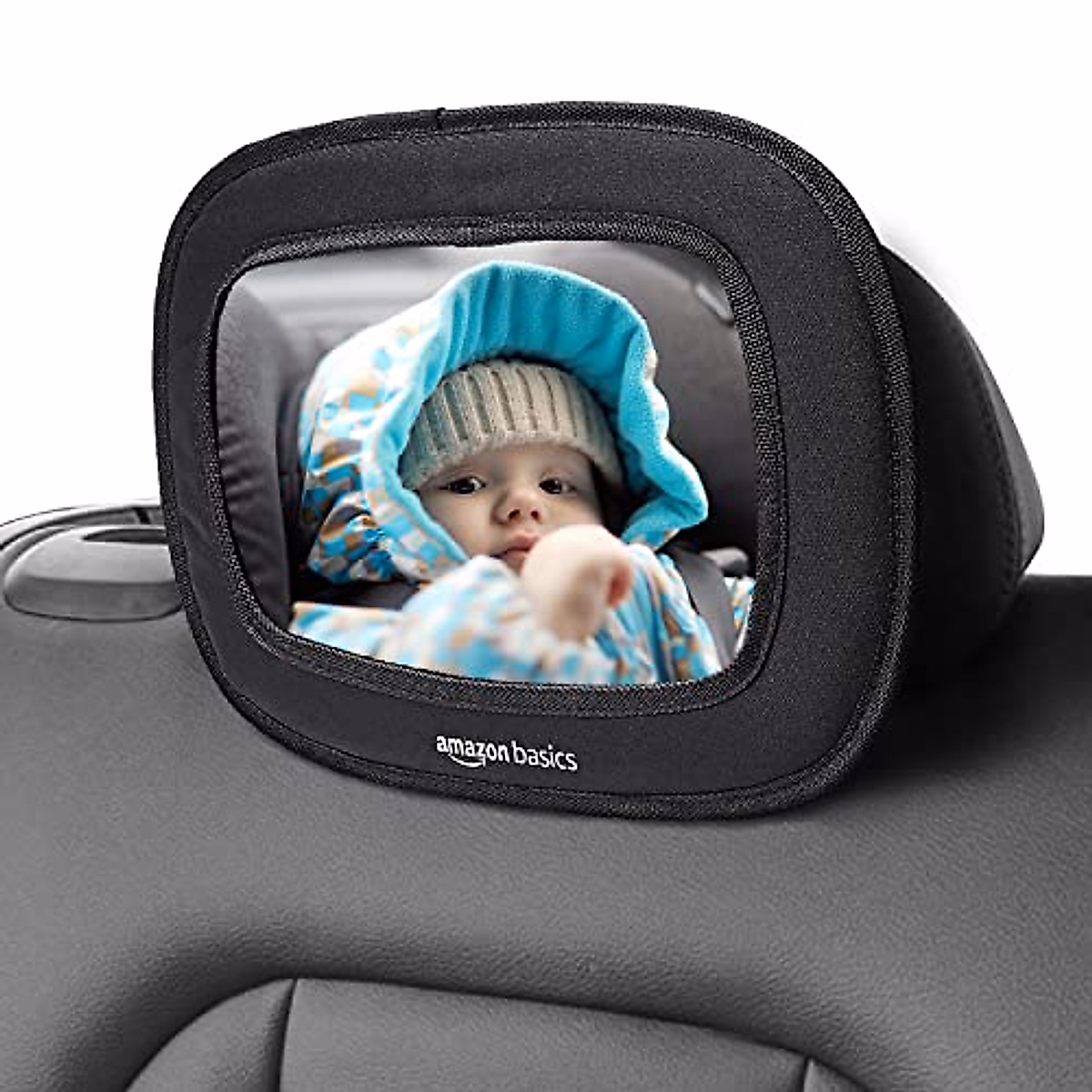 Amazon Basics Baby & Toddler Car Back Seat Safety Jumbo Mirror