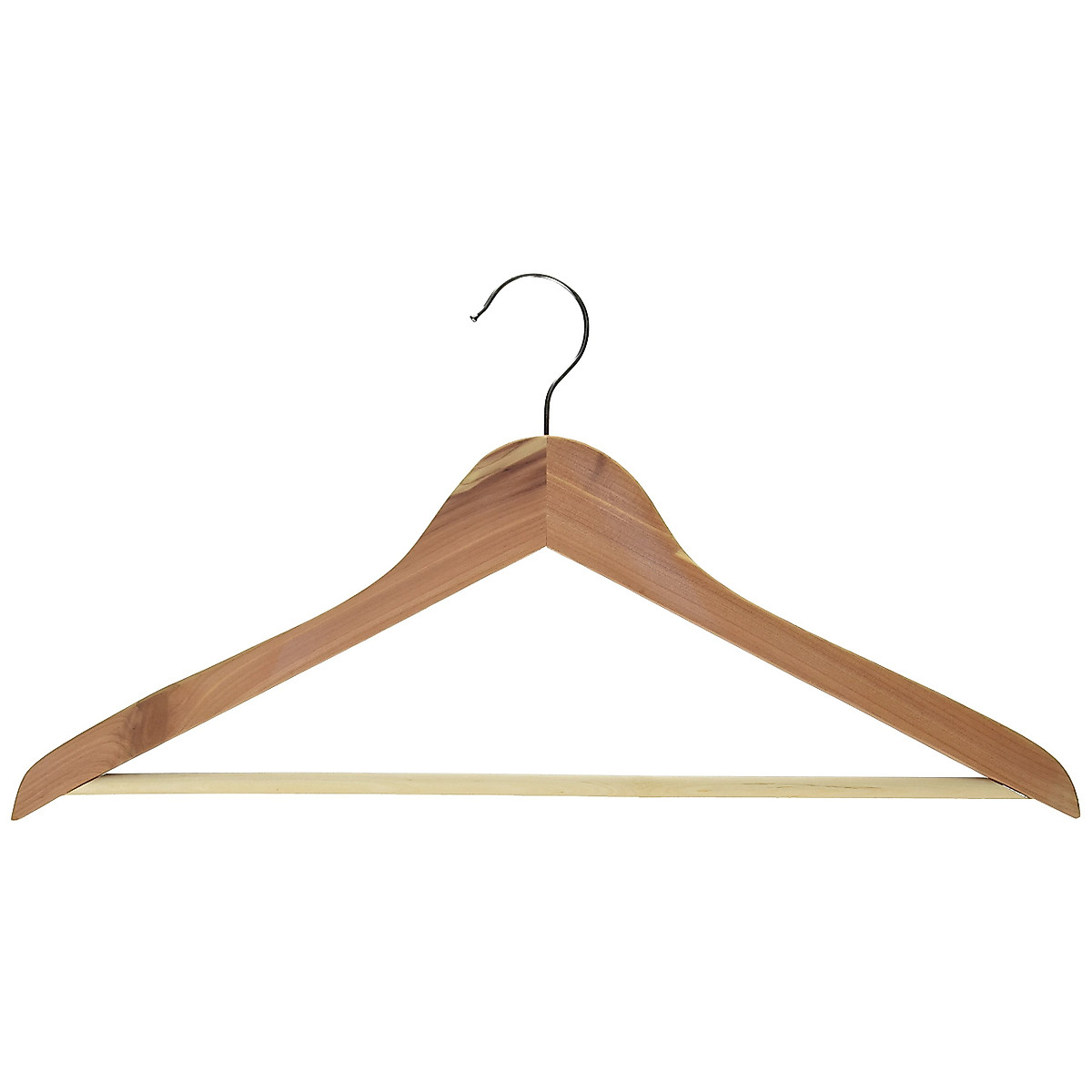 Woodlore 84008 Basic Cedar Hangers with Bar, Set of 5