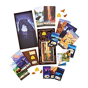 Parks: Nightfall Expansion - add Camping and Night Themed Parks to The Parks Board Game